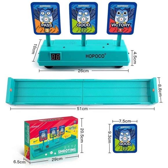 HOPOCO | Toys | Electronic Moving Targets Learning Toy For Nerfs | Poshmark